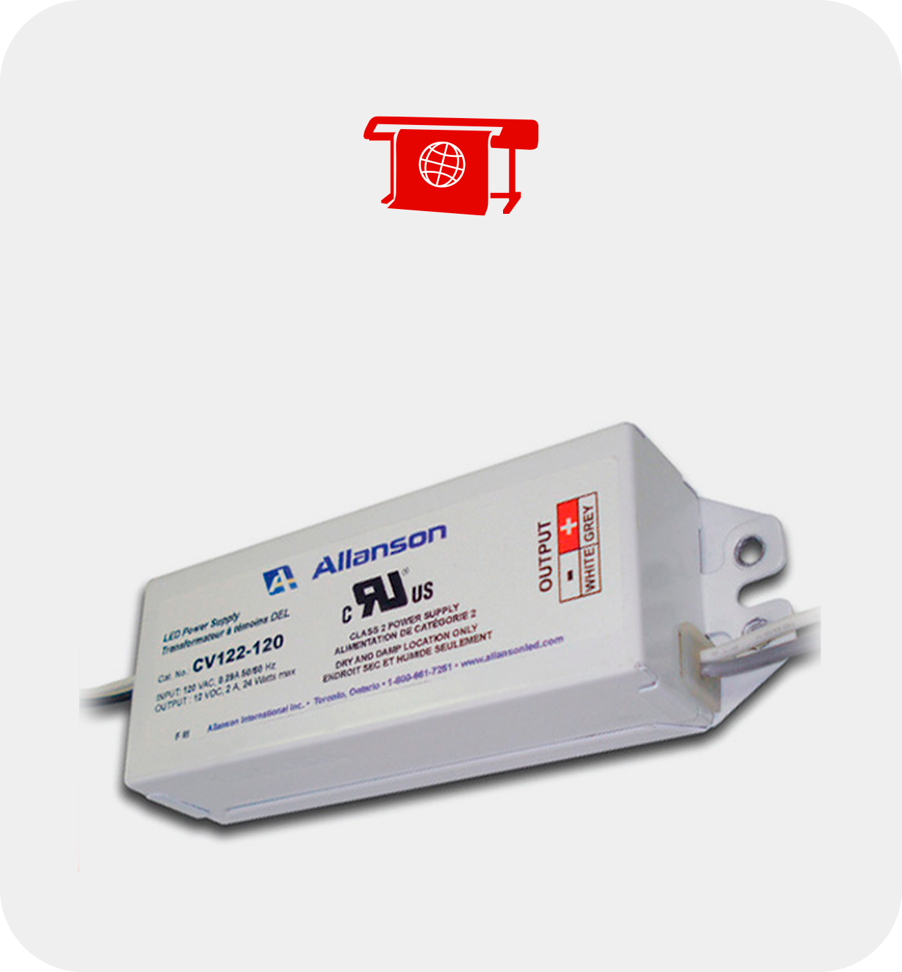 Fuente de poder Allanson para LED - Tubelite