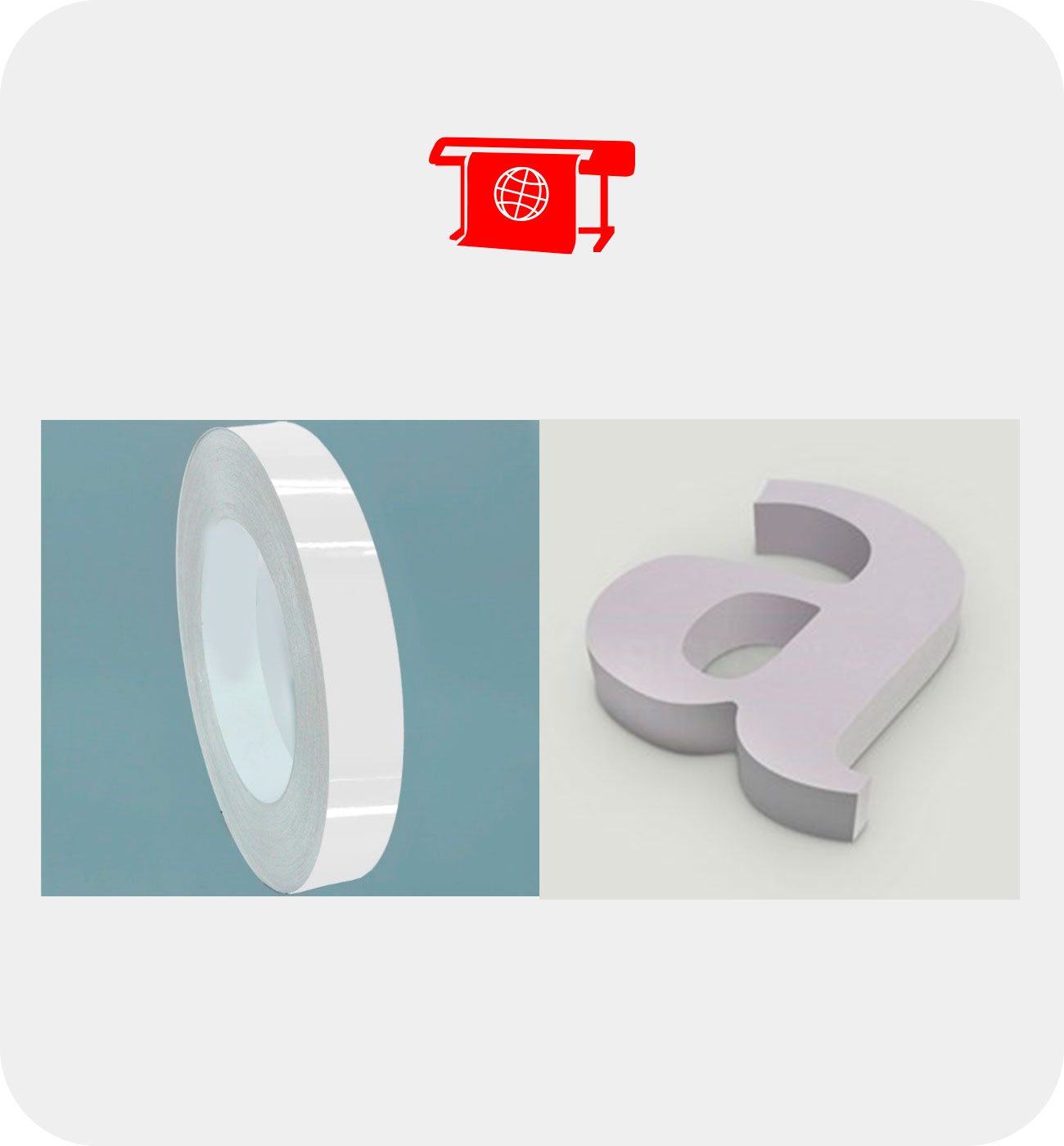 Cintas de aluminio para letras en corpóreas - Tubelite