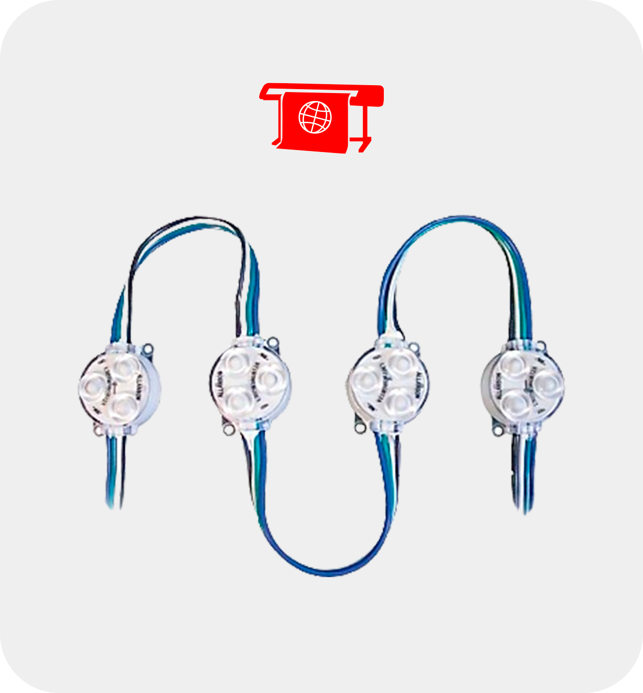 LED Allanson RGB direccionable (12V) L307W3RGB12A - Tubelite