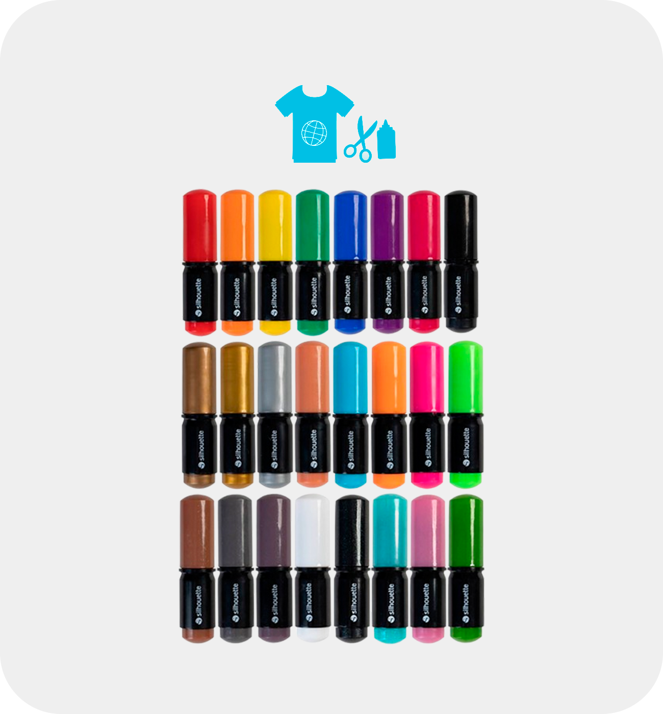 Set de 24 plumas de colores PEN-START-24 - Tubelite